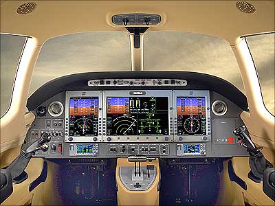 rediff.com: Eclipse 500, world's lightest jet!